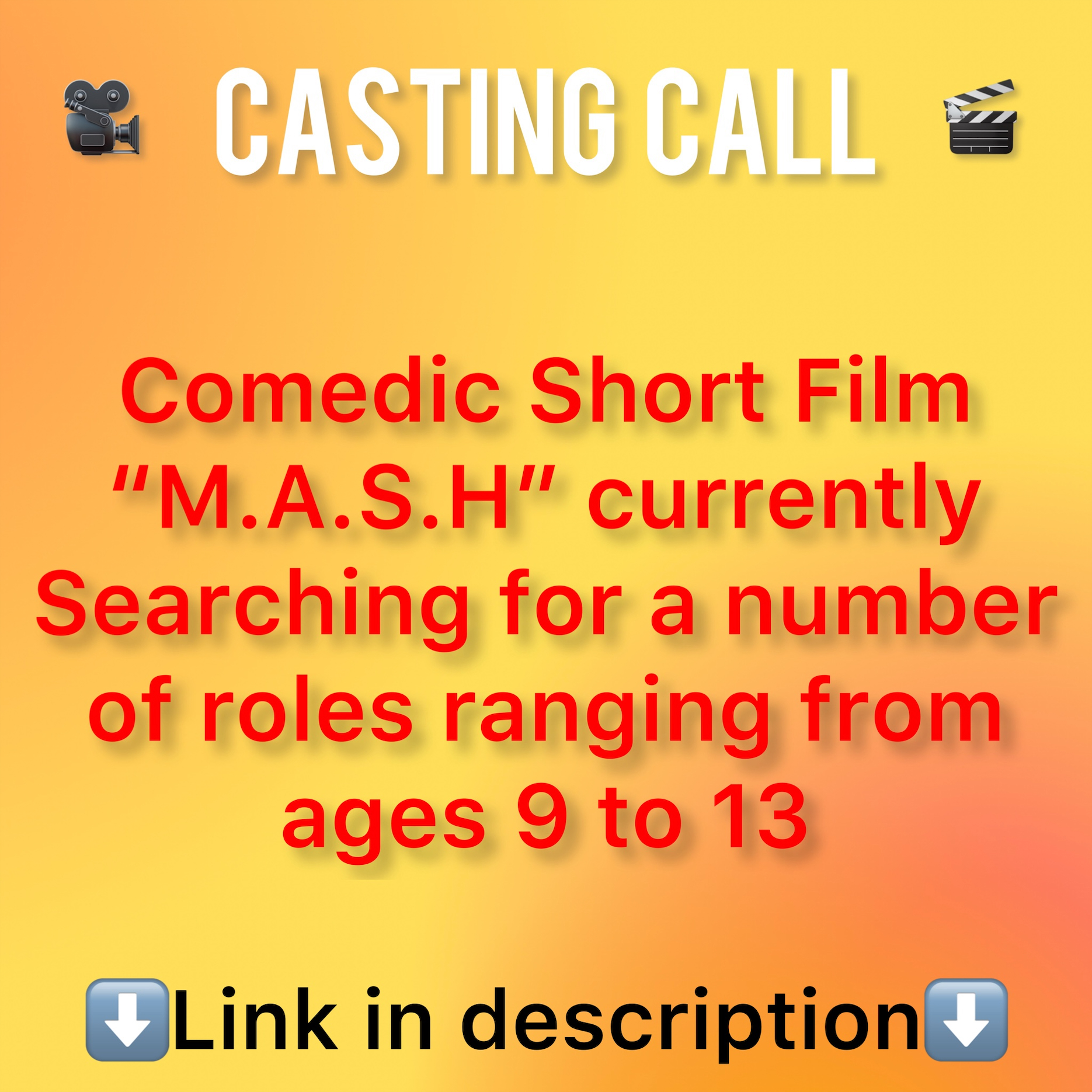 Casting Call M.A.S.H.