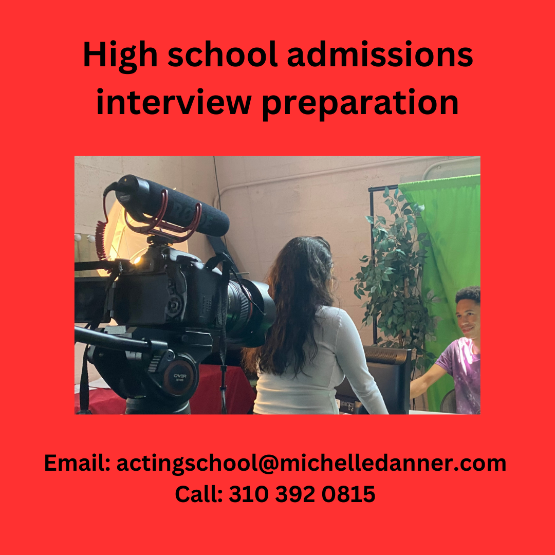 High school admissions interview preparation
